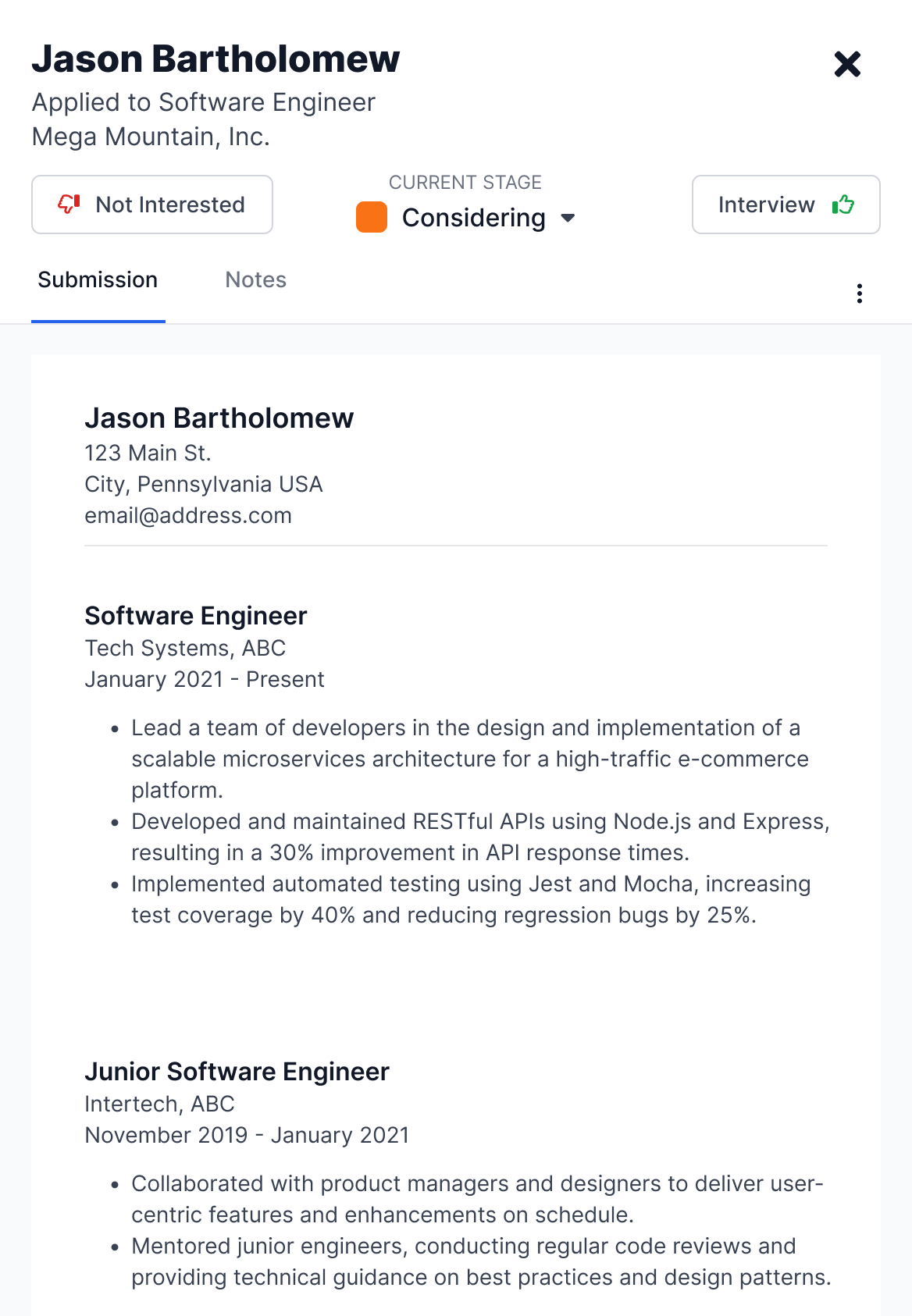 Candidate management | Dropboard